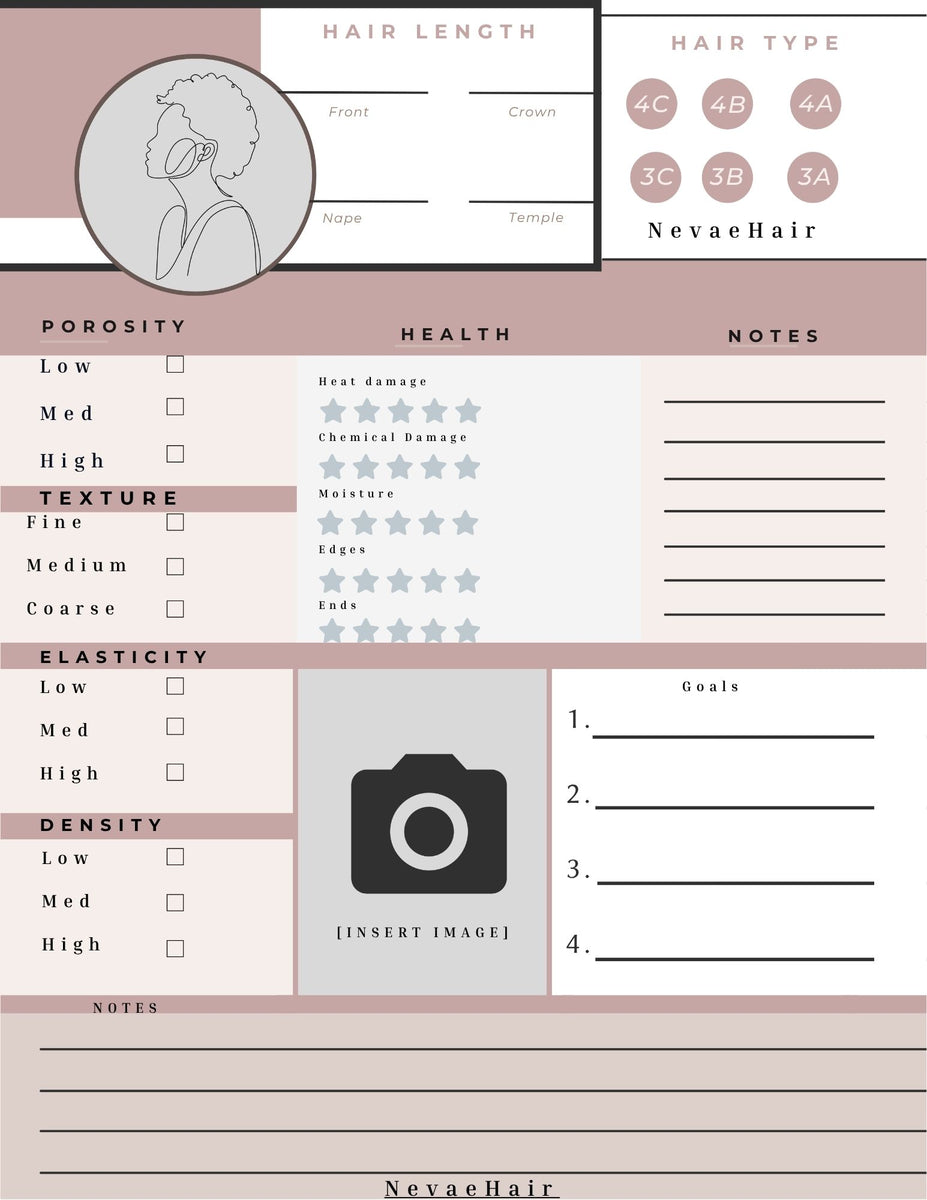 Complete Natural Hair Planner – Nevae Hair